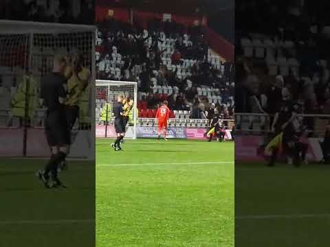 Stevenage vs Guiseley.Murphy Cooper save to win it for Stevenage.