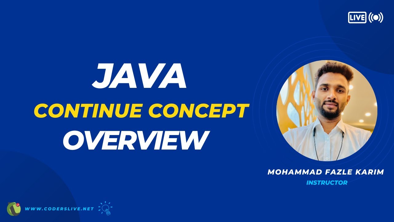 18. Java Continue Statement with Implementation #java #javatutorial #bangla