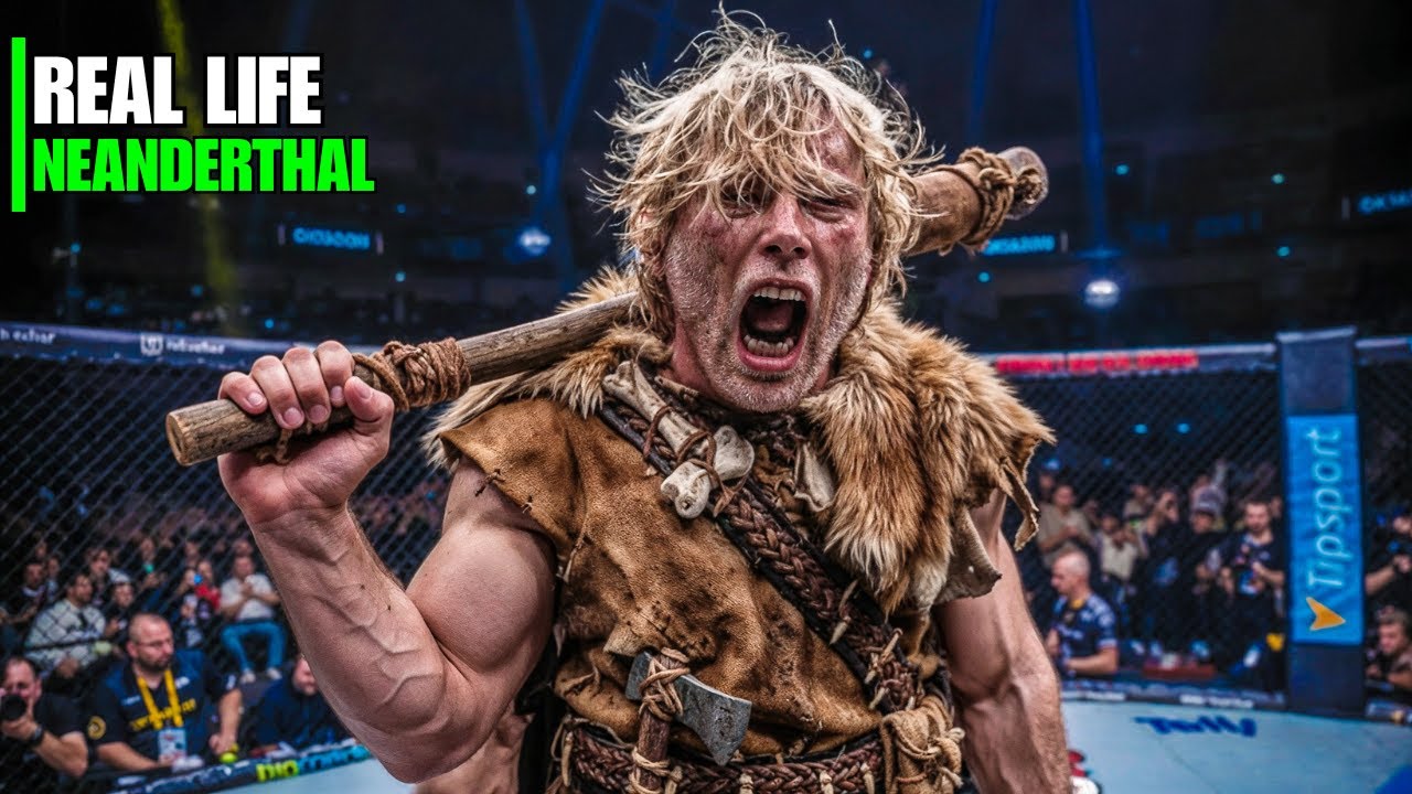 Thought They Were Extinct! A German Neanderthal DOMINATES in MMA - Frederic Vosgröne