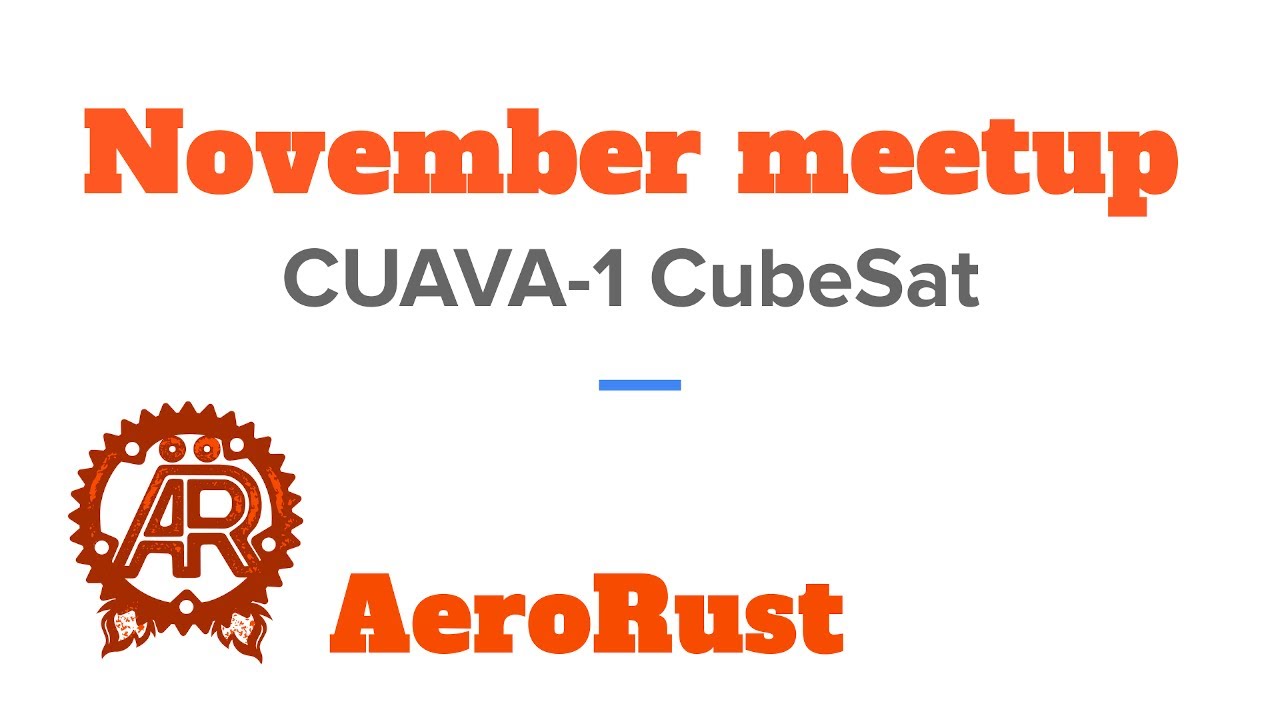 The CUAVA-1 CubeSat | ÄR November meetup