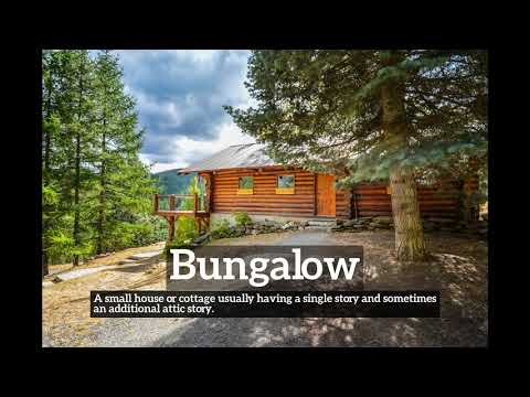 What is Bungalow? | How Does Bungalow Look? | How to Say Bungalow in English?