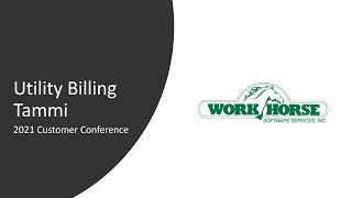 Utility Billing Orientation