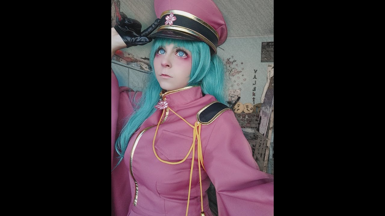 Miku Hatsune Cosplay Make-up tutorial(Senbonzakura version)