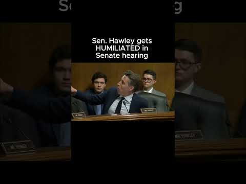 Sen. Hawley gets HUMILIATED in Senate hearing