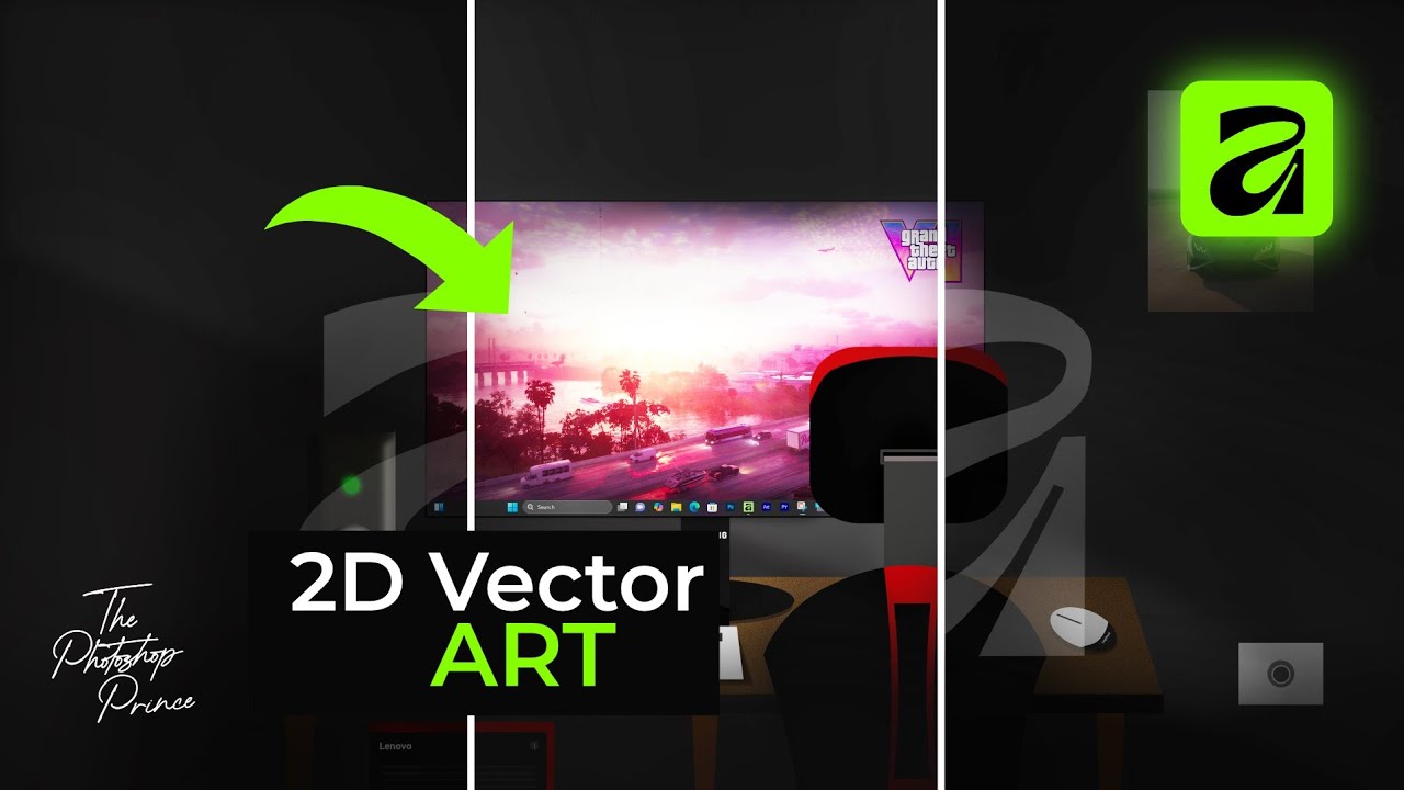 2D Vector Art Animation | Affinity By Canva | Adobe Aftereffects 