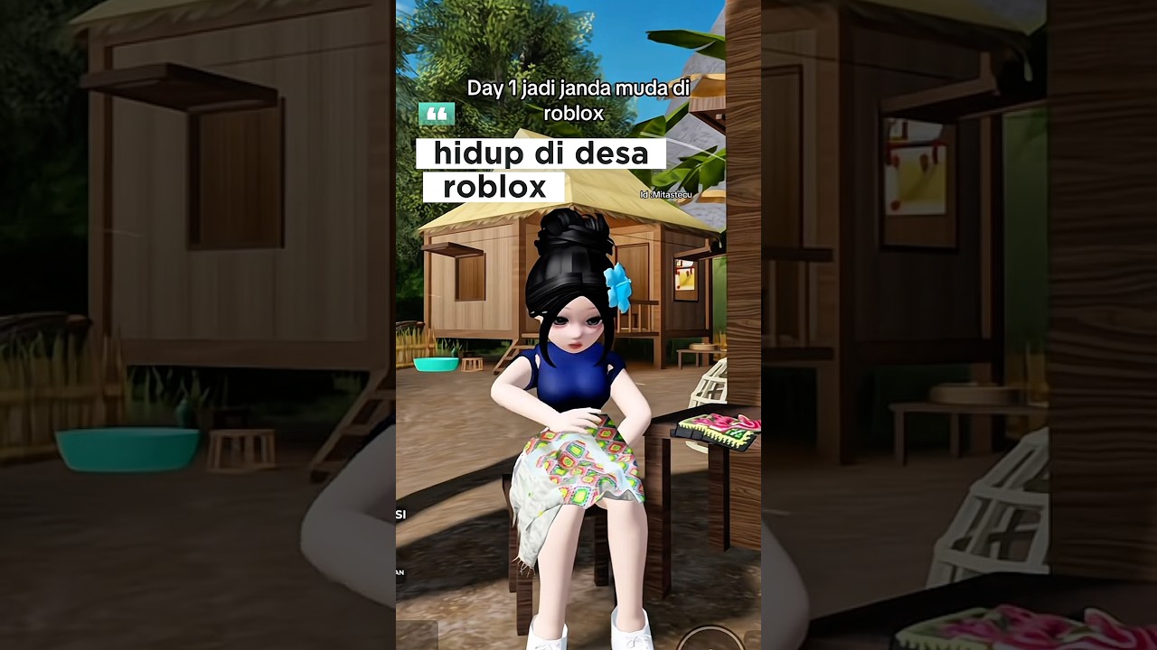 nostalgia of living in a village in roblox, exciting viral tiktok 2025 #roblox #robloxindonesia #...