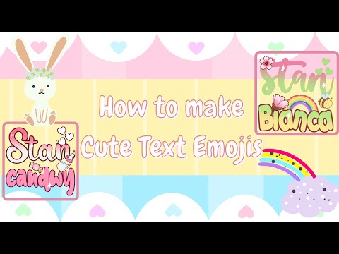 How to make Cute Text Emojis│Join our Discord Fam│Elvira