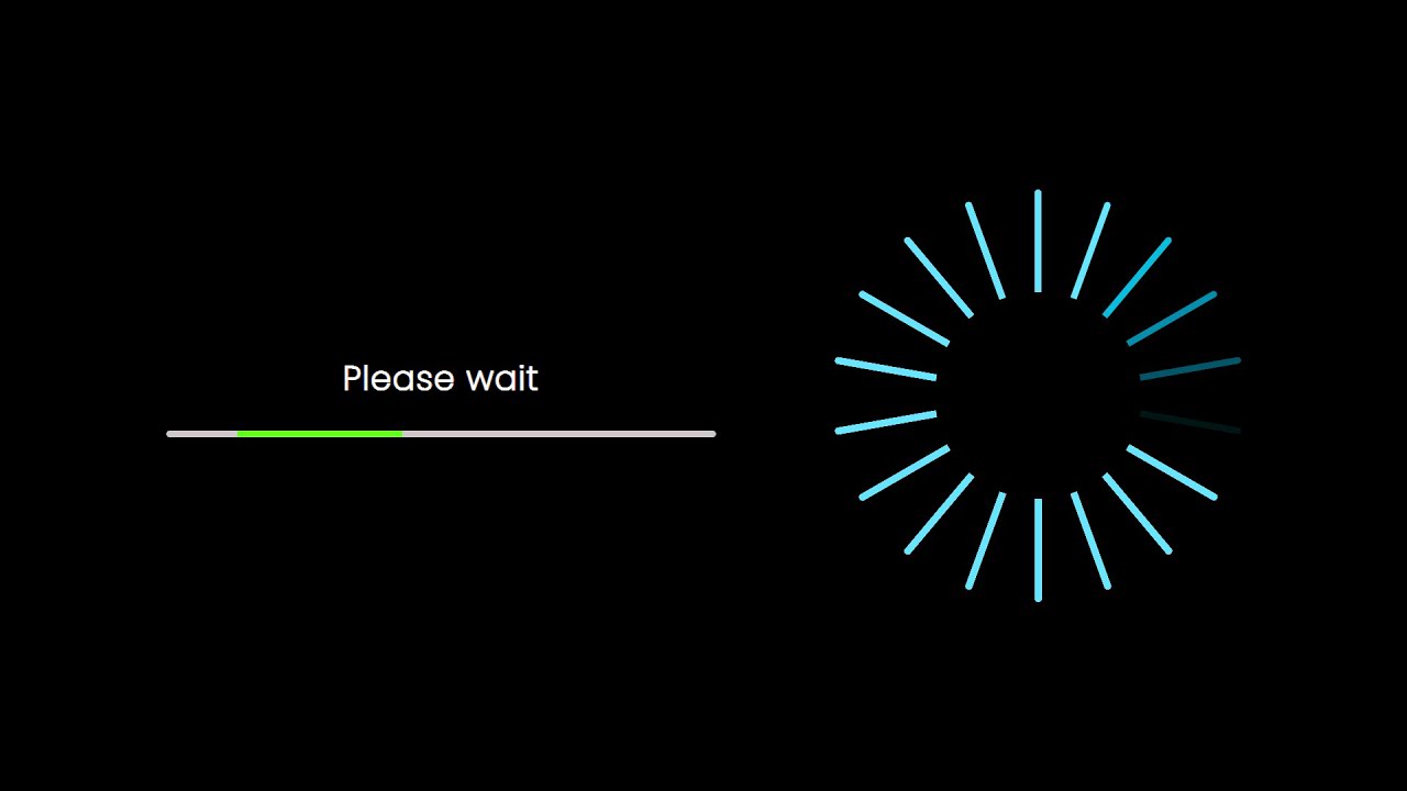 2 Types of Loading Animation in HTML And CSS! | CSS - Animated Screen Loaders