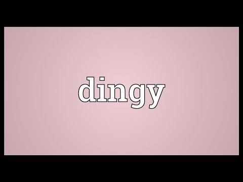 Dingy Meaning