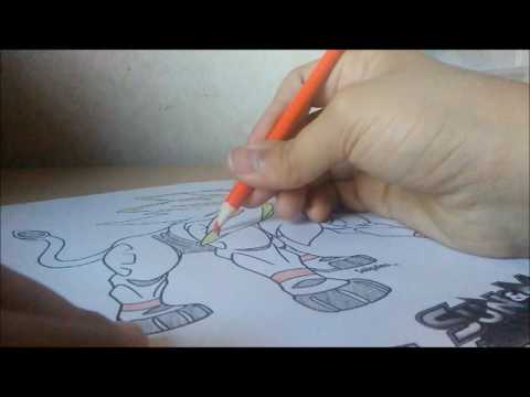 Speedcoloring the Toys R Us Solgaleo coloring sheet