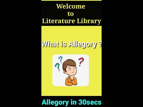 Allegory || Literary Device || Literature Library shorts