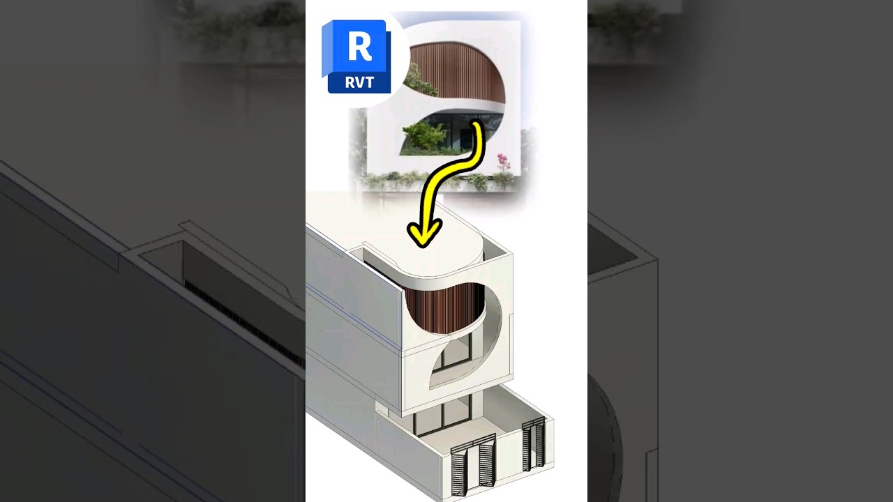 Elegant Facade in Revit Tutorial | Revit Tips and Tricks #architecture #revit #bim