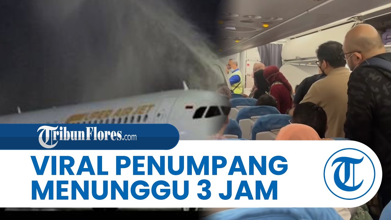 Viral Video Penumpang Menunggu di Pesawat selama 3 Jam, Pihak Super Air ...