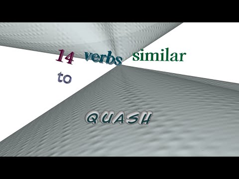 quash - 16 verbs which are synonyms of quash (sentence examples)