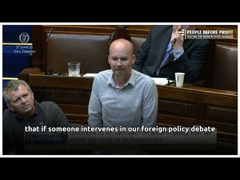 British Ambassador leaves Twitter over backlash to NATO comments - 27.06.23 [Paul Murphy TD]