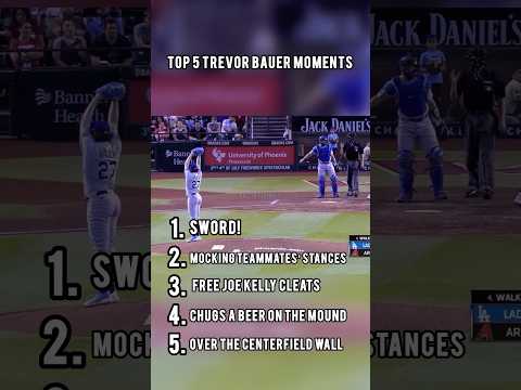 BEST Trevor Bauer moments! #baseball #mlb