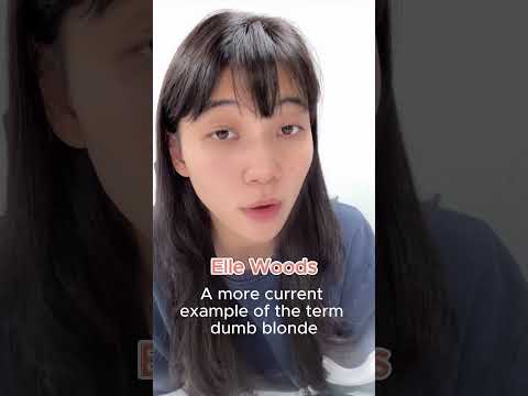 What does dumb blonde mean? #englishexpressions #english #youtubeshorts #shorts