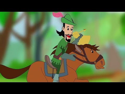 Robin Hood and the Golden Arrow - Animated Cartoon Full Movie - Bedtime Stories