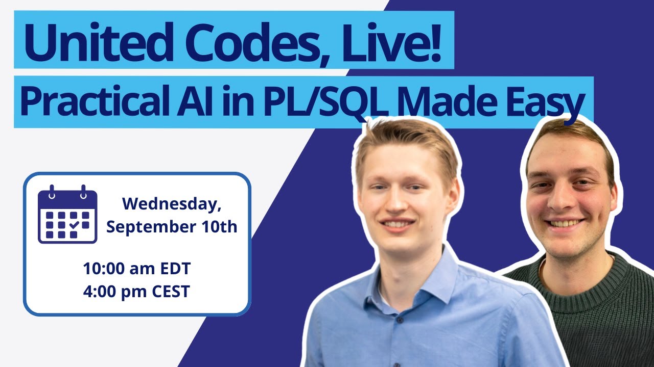 United Codes, Live! - Practical AI in PL/SQL Made Easy