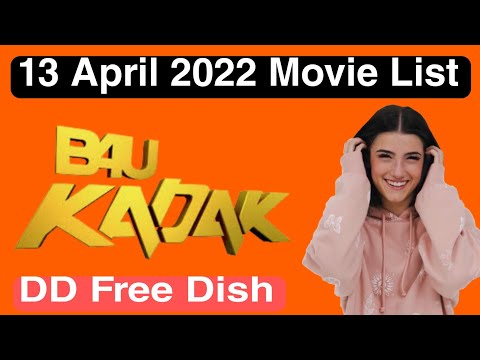 B4U Kadak 13 April 2022 Movie Schedule Free Dish Update