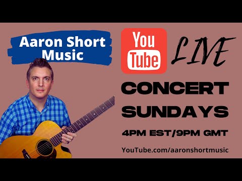 Live Concert - Today at 4pm EST/9pm GMT