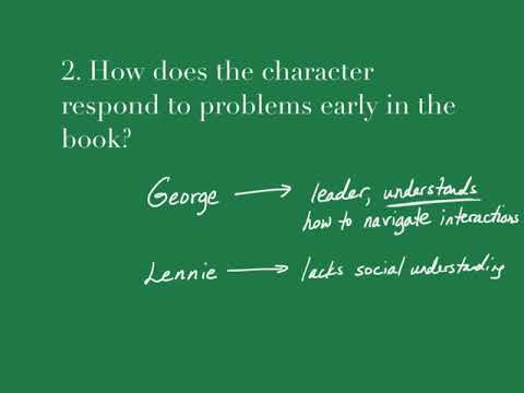 Analyzing Literature – 01 – Tracking Character Development
