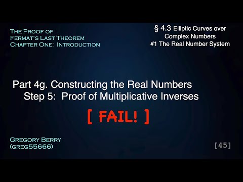 FAIL! Dedekind Cuts - Constructing the Real Numbers (Step 5 Part 3) #4.3.1.4g