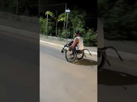 The wheelchair user you here is a very famous Paralympic participant#shorts #disability #disabled