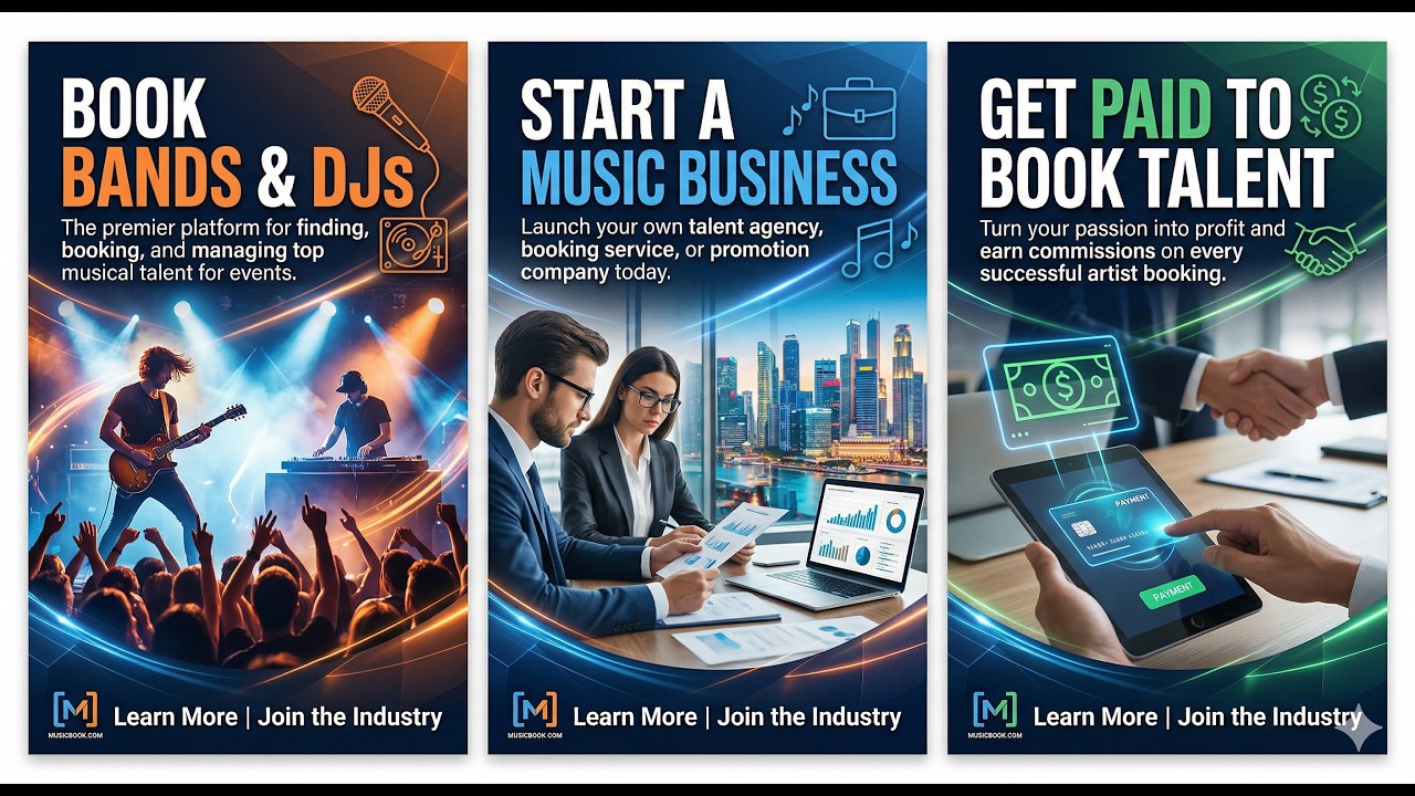 Start a Career Booking Bands & DJs | Talent Coordinator Opportunity with GigRoster™