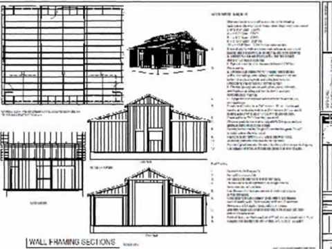 45 x 30 - 10' Sides 15' center RV Garage Plan