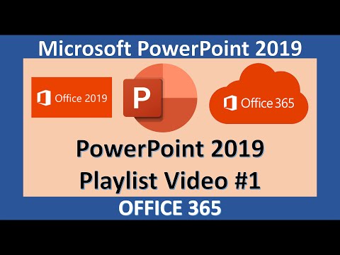 PowerPoint 2019 - Run an App Using the Start Menu and Create a Blank Presentation - Office 365