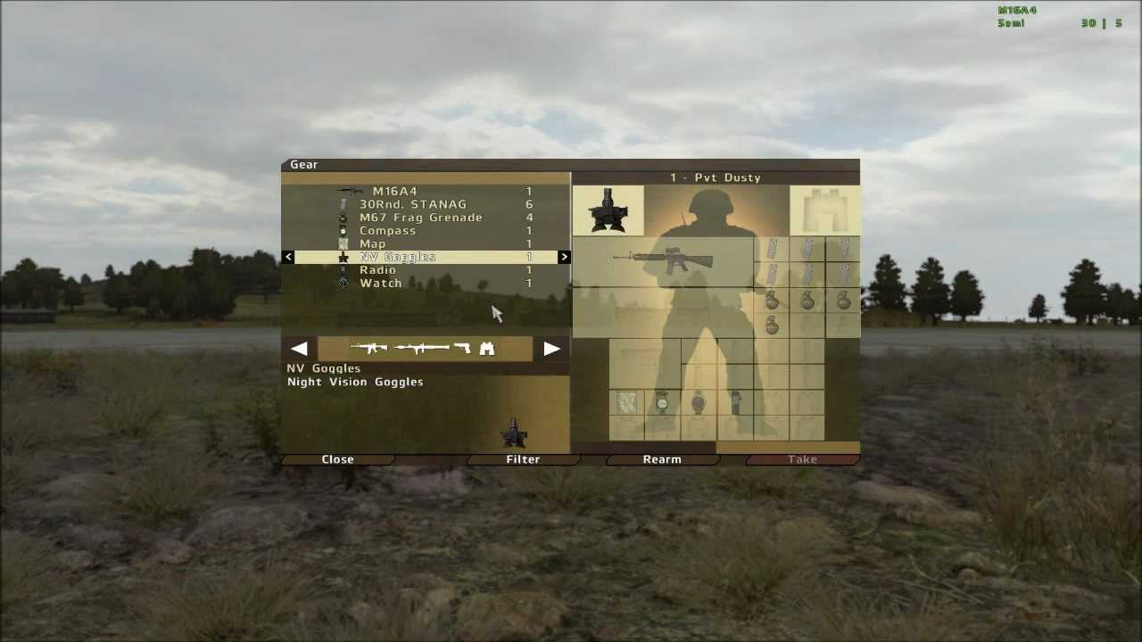 Arma2, Custom Classes tutorial