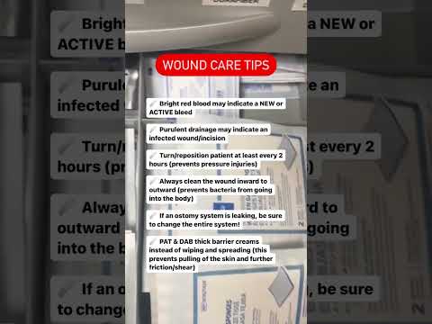 Wound Care Tips for Nursing Students and Nurses #shorts #nclex #nursingnotes #RN #bsn #finalsweek