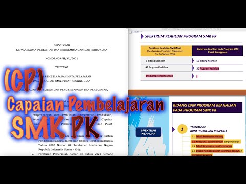 Capaian Pembelajaran (CP) pada SMK Pusat Keunggulan (PK)