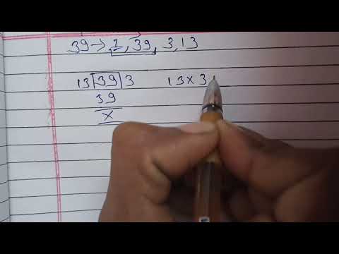 factors of 39