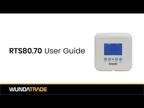 RTS80 70 Time clock User Guide