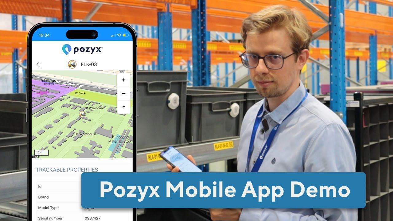 Pozyx mobile app demo