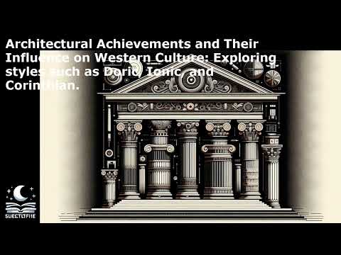 Architectural Achievements and Their Influence on Western Culture: Exploring styles such as Doric, I