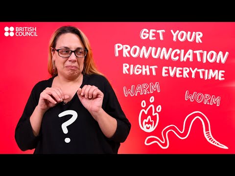 How to get your English pronunciation right every time - a Mini English Lesson