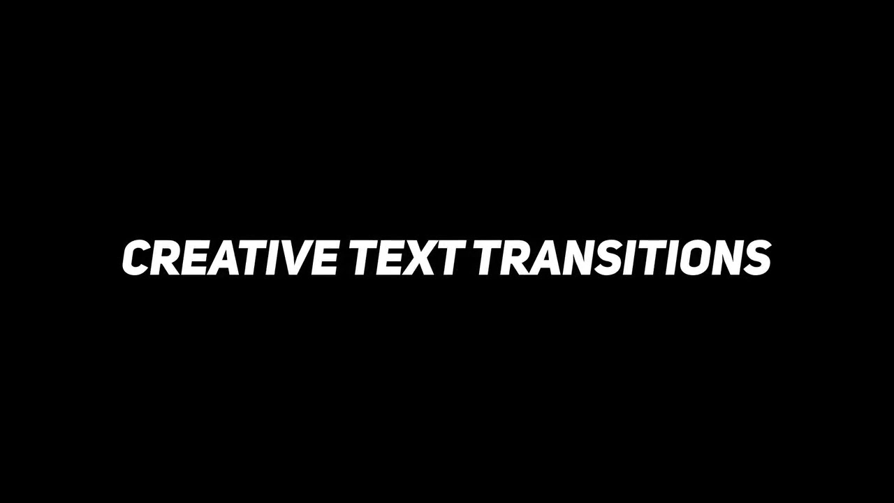 Distortion Text Transitions | After Effects Presets - Motion Array