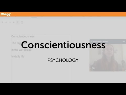 Definition of Conscientiousness | Chegg.com