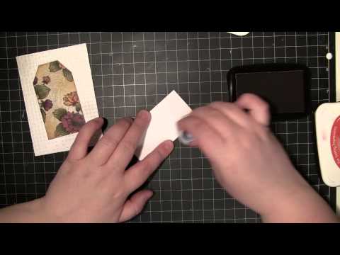 PB&J, Sticker Cards w/ Memento Ink Distressing and Stamping