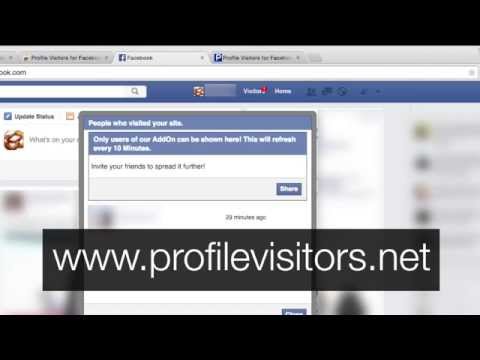 Profilevisitors.net - Who visited your facebook profile? 100% working!