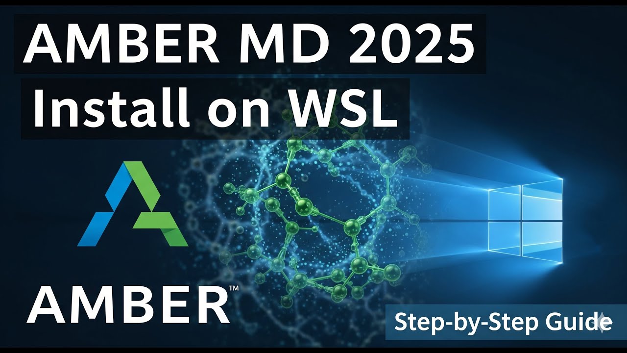 How to install AMBER Molecular dynamics 2025 | AMBERTools  | AMBER MD