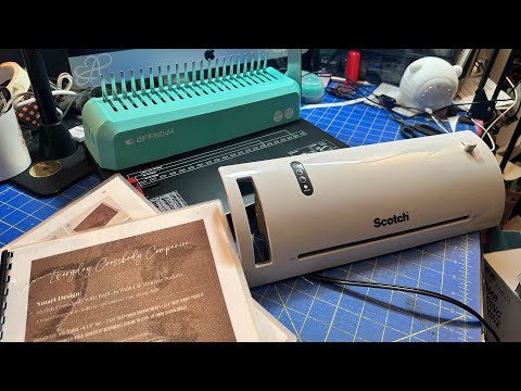 Using my Off Nova Combing Machine and turning my Purse Pattern Pdf into Books ￼