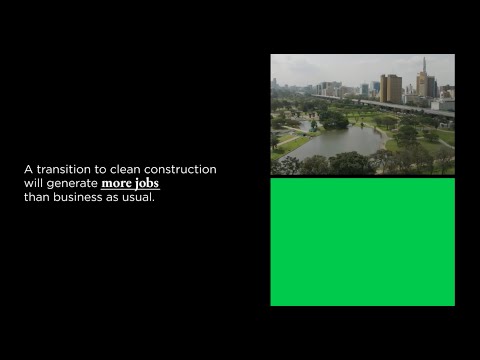 Good green job opportunities in clean construction