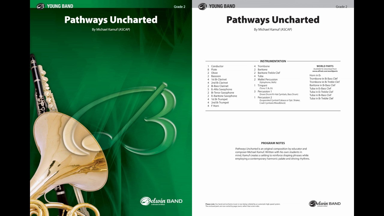 Pathways Uncharted, by Michael Kamuf – Score & Sound