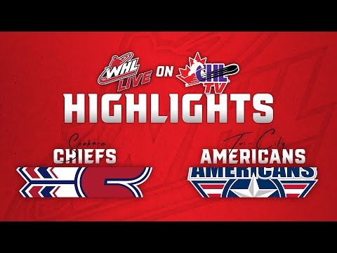 Spokane Chiefs at Tri-City Americans 12/31 | WHL Highlights 2024-25