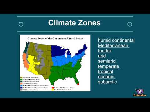 US & Canada Climate Zones Project