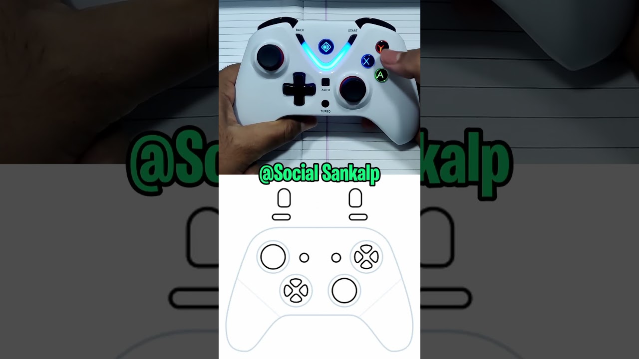 Testing Cosmic Byte Ares Controller With Gamepad Tester